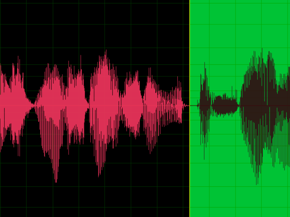 Edited, mastered, and/or cleaned audio files - great for voice or music ...