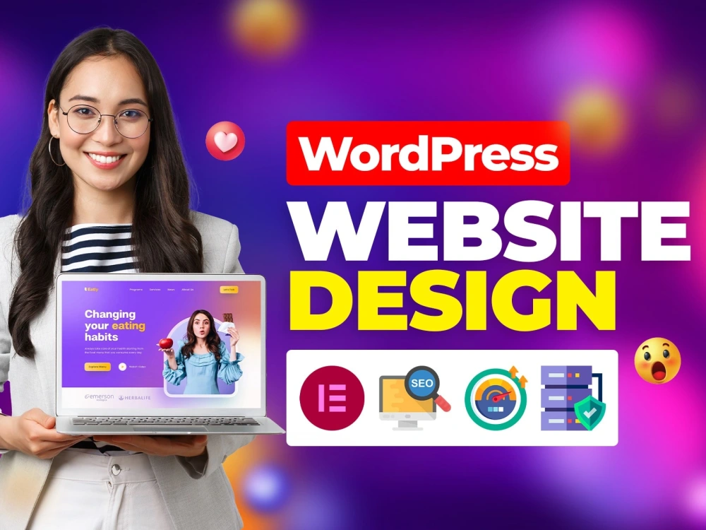 Responsive WordPress website design using elementor | Upwork