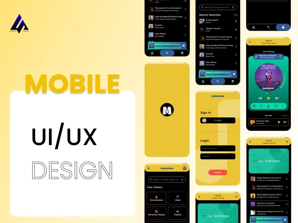 Modern UI/UX design for your website and mobile app using Figma or Adobe XD | Upwork