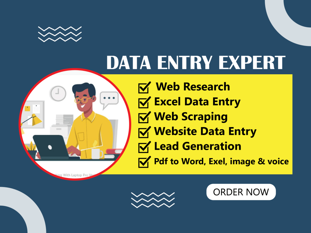 Data entry, lead generation, real estate list and copy paste | Upwork