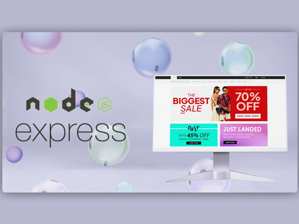 Responsive website development in node js, express | Upwork