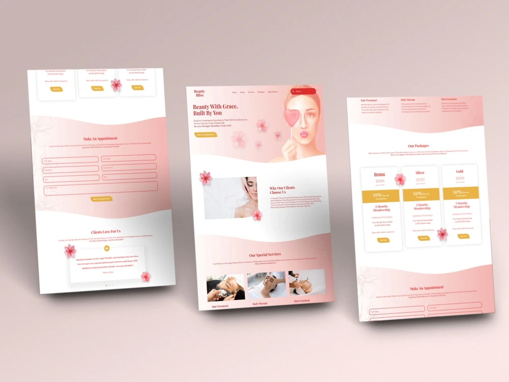 Responsive, creative, and modern UI/UX website/landing page design in Figma | Upwork