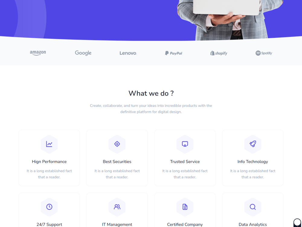 A professional responsive website in HTML, CSS, BootStrap and ...