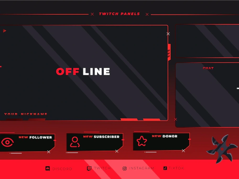 A cool design for twitch. Fast quality. Not expensive. | Upwork
