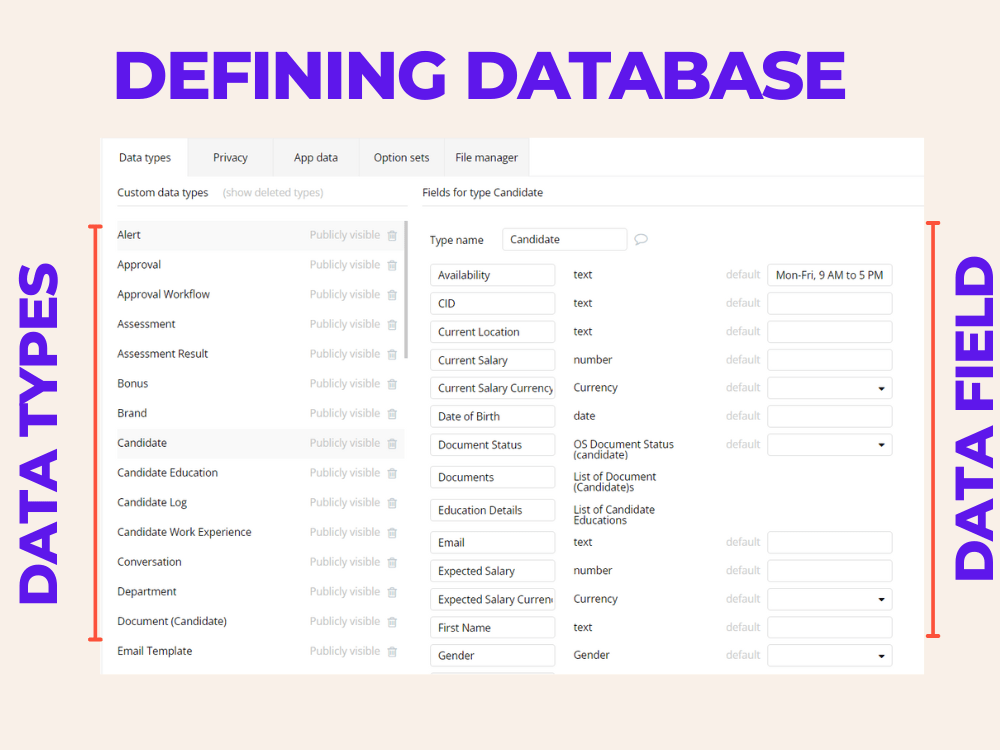 Your bubble project database on track | Upwork