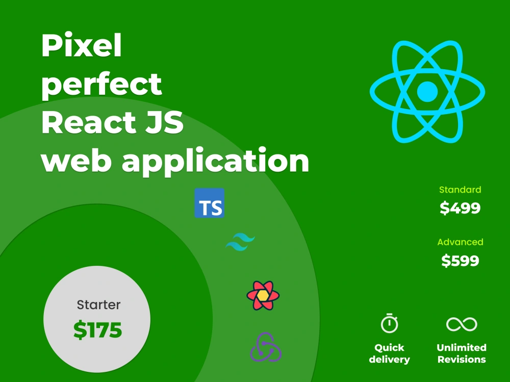 A pixel perfect React JS web application | Upwork