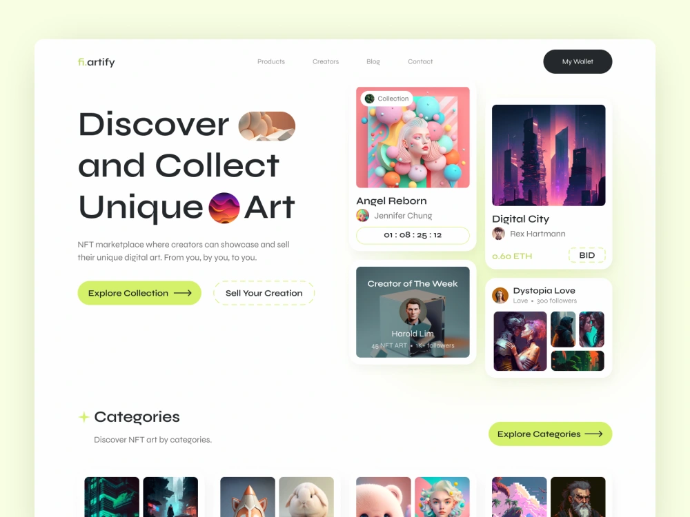 A sleek modern design for your website | Upwork