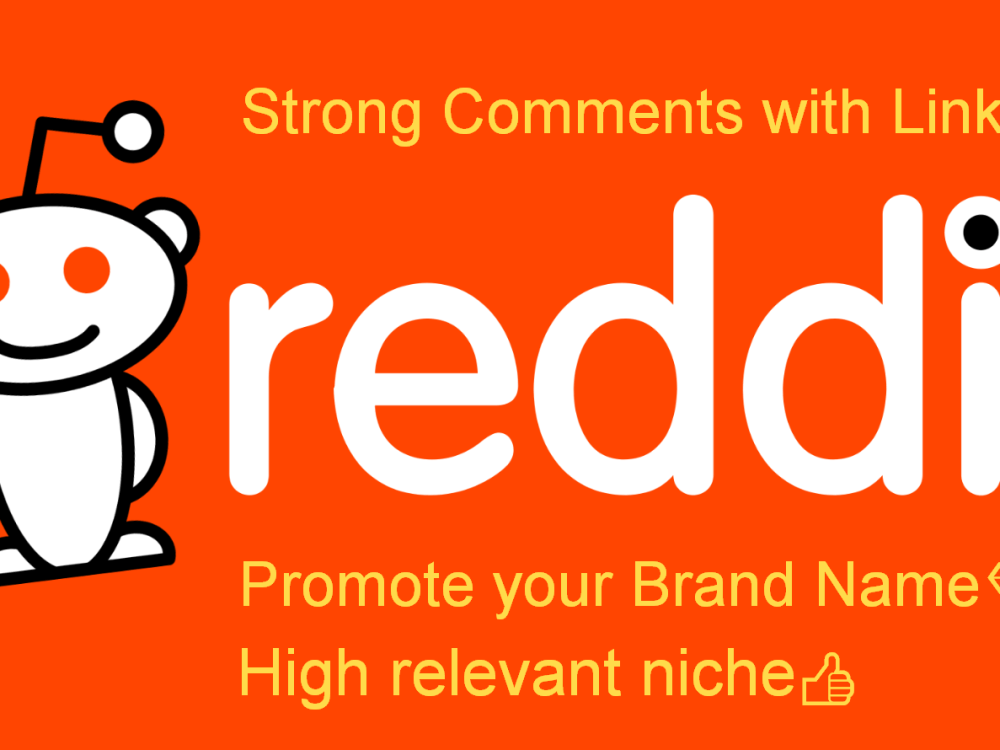 Powerful Reddit Comments with Links to Your Brand Name | Upwork