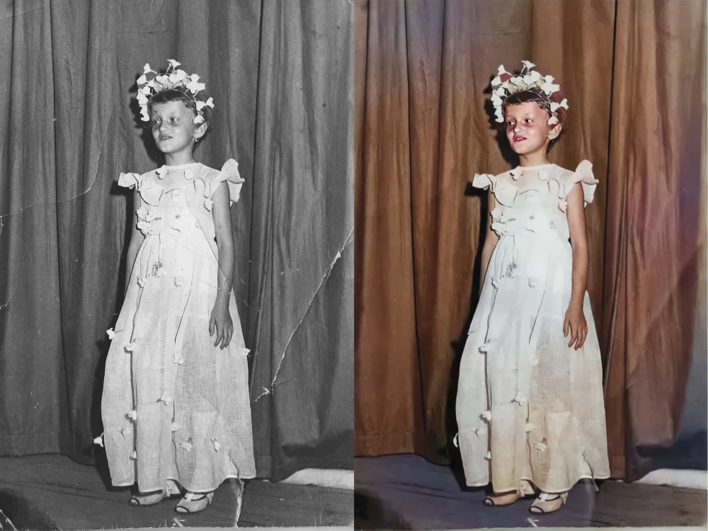 Fantastic old photo retouching, repair, and colorization | Upwork
