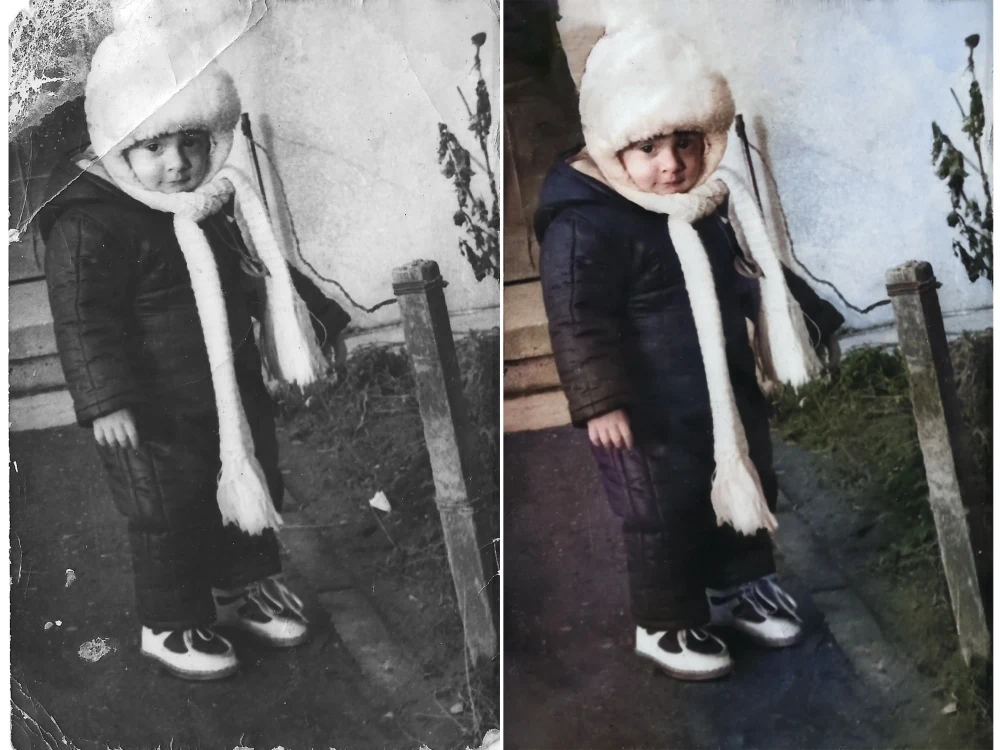 Fantastic old photo retouching, repair, and colorization | Upwork