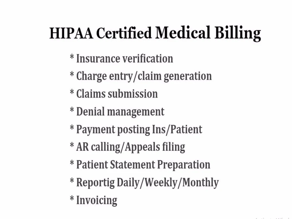 Medical Billing, Coding, Eligibility Verification, Payment Posting and AR | Upwork