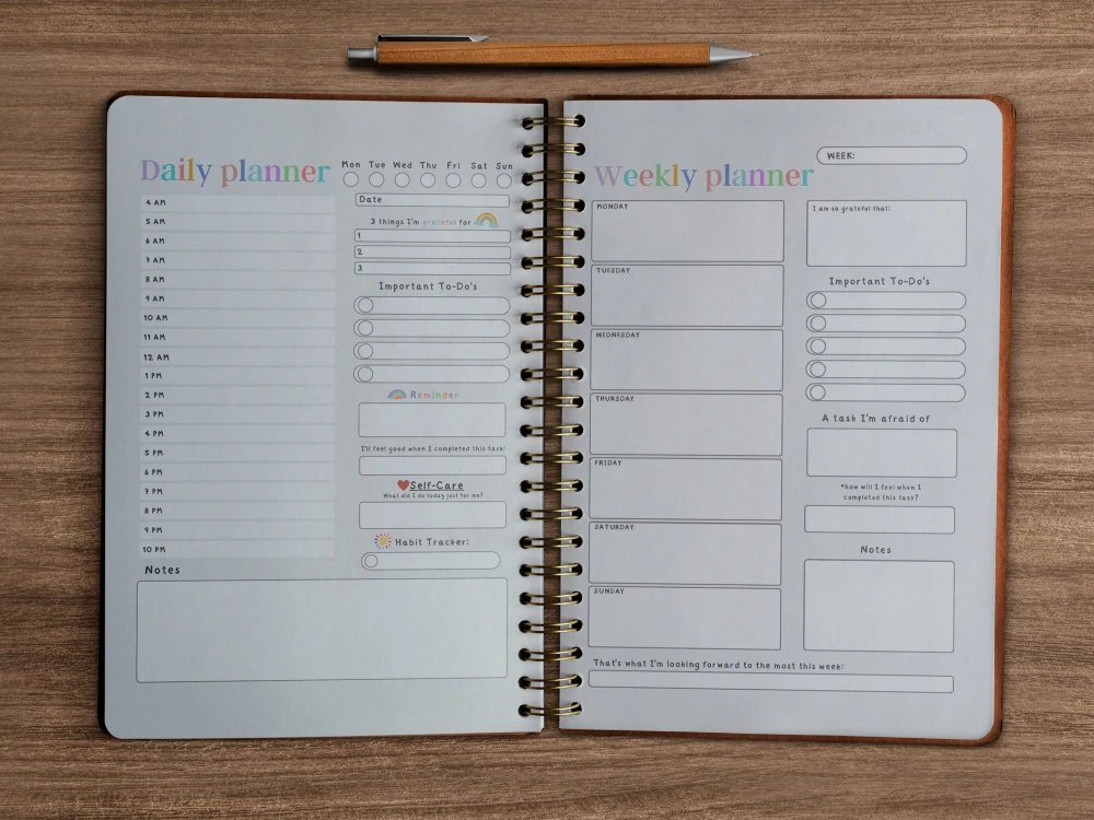 A Daily Planner/Journal Design. | Upwork