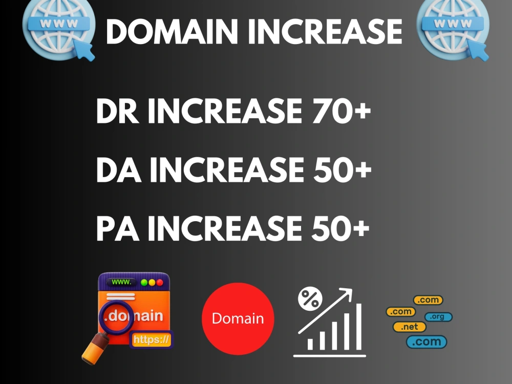 A Increase Domain Rating 70+ DA 50+ 40 PA 50+ | Upwork