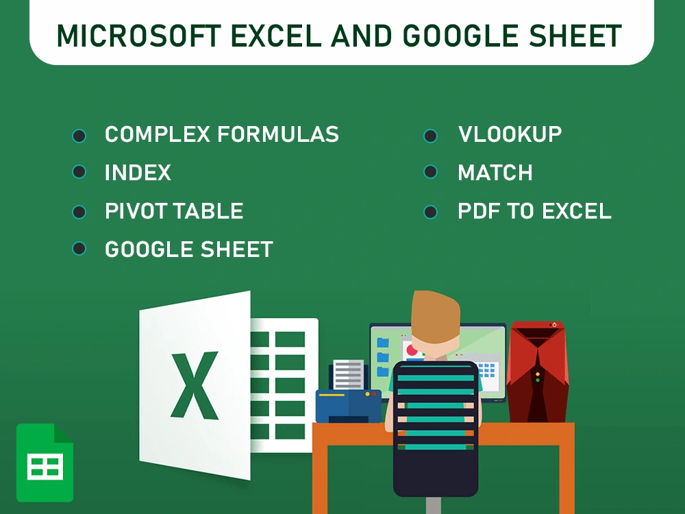 An Excel, Google Sheet Data Entry Services That Is Fast and Most Efficient | Upwork