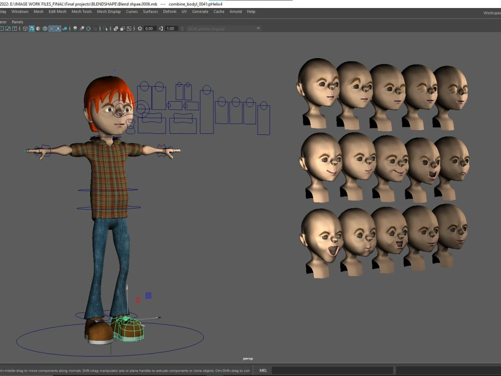 A 3D character animation with character design and rigging | Upwork
