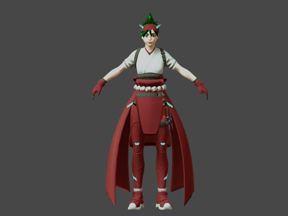 Game ready character and assets with perfct topology-uvs-polycount_textures | Upwork