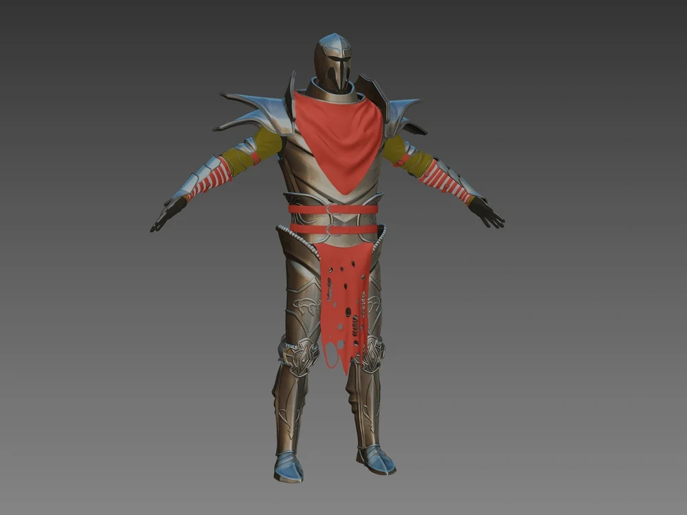 Game ready character and assets with perfct topology-uvs-polycount ...