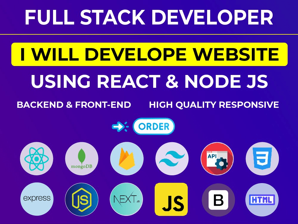 Full Stack Web Developer React Js Mern Stack Javascript Typescript Upwork