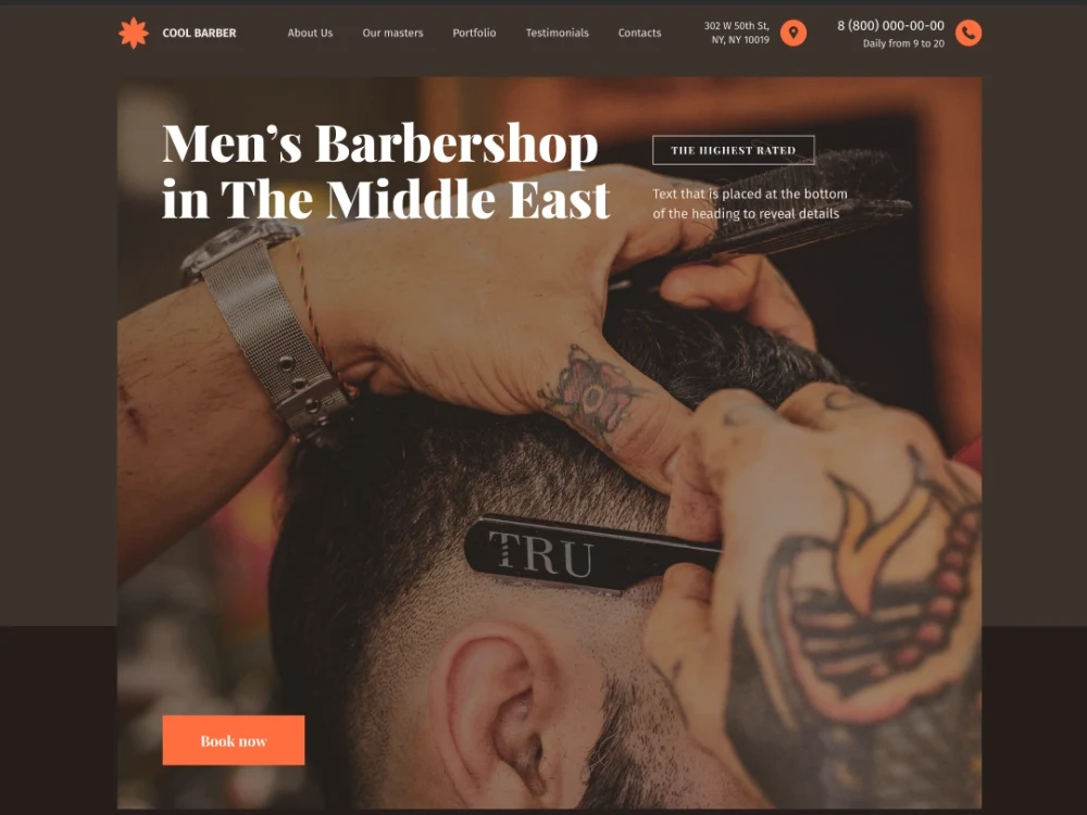 A ready-made landing page written using html / css. | Upwork