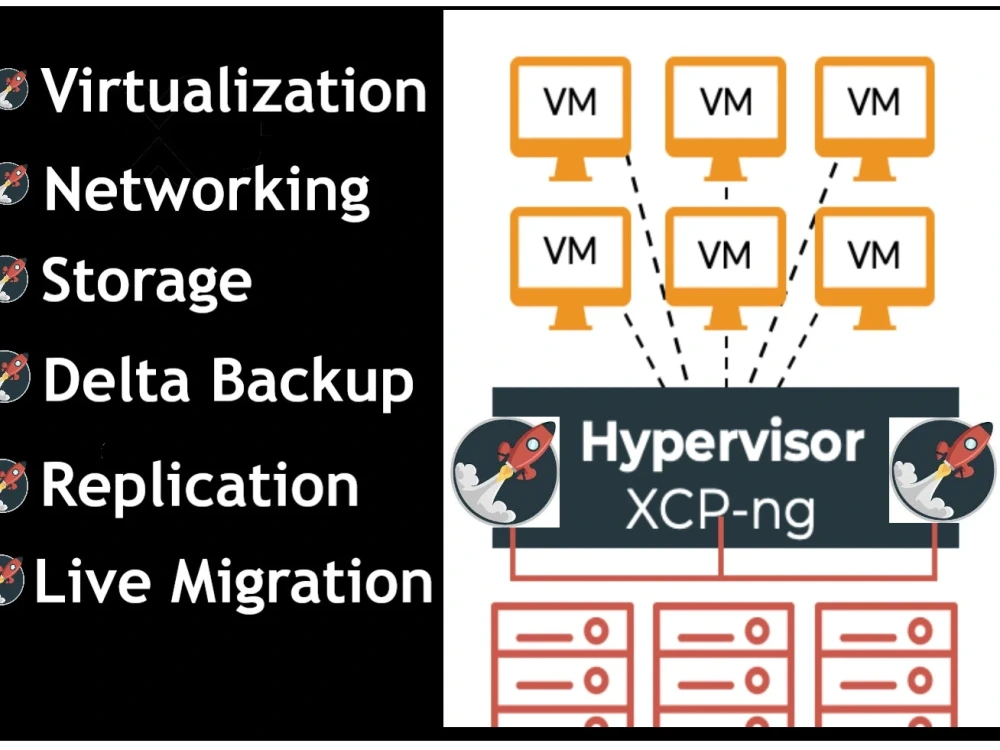 Xcp-ng virtualization installed and set up | Upwork