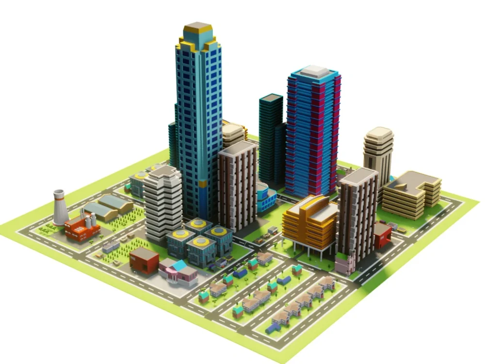 Low poly 3d model for games, characters, props, objects, Animation, Ar ...