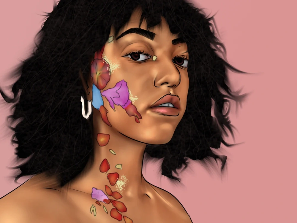 A semi-realistic artwork of yourself | Upwork