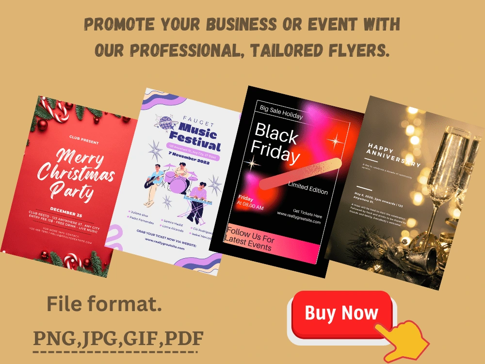 A professional tailored flyers to promote your business with in 24hours ...