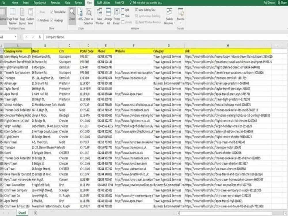 An amazing and accurate data entry deliverable with no errors | Upwork