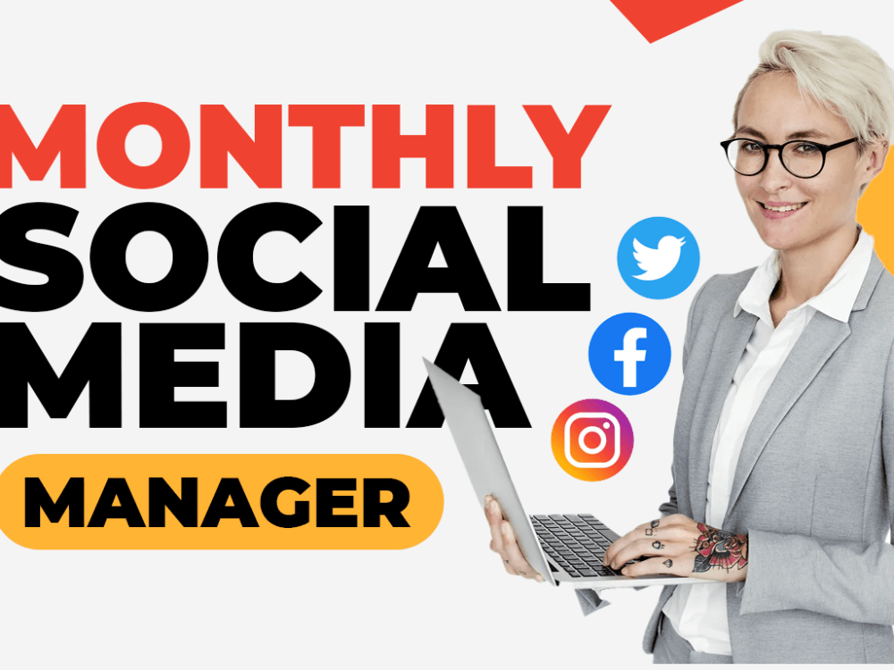 Monthly social media management for facebook and instagram | Upwork Monthly social media management for facebook and instagram | Upwork