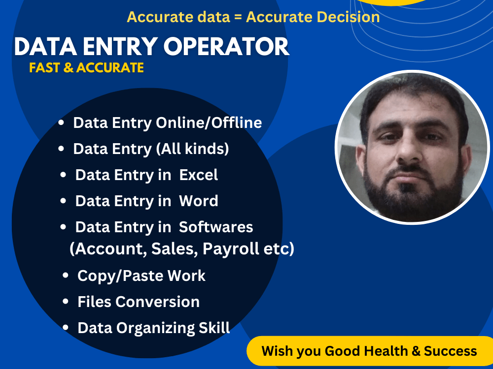 Data Entry, Typing, Copy paste, PDF conversion, Web research, data mining | Upwork