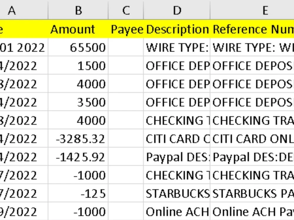 Convert CSV/Excel Bank Statements for QuickBooks Online (24-Hour ...