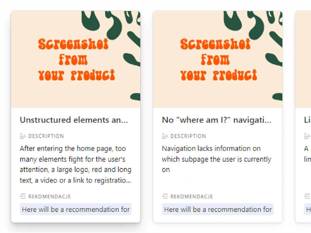 A UX/UI audit with observations and recommendations | Upwork