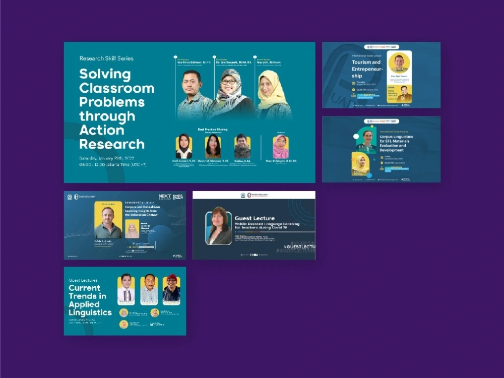 Clean and professional flyer designs for webinar, seminar, or ...