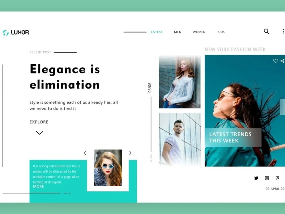 A responsive website UI/UX design | Upwork