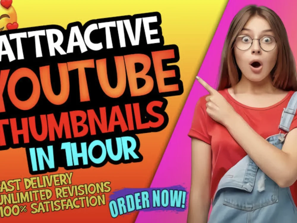 Attractive YouTube Facebook Thumbnail and covers | Upwork