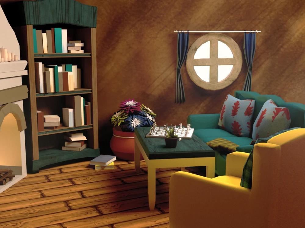3d cartoon with characters and environment | Upwork
