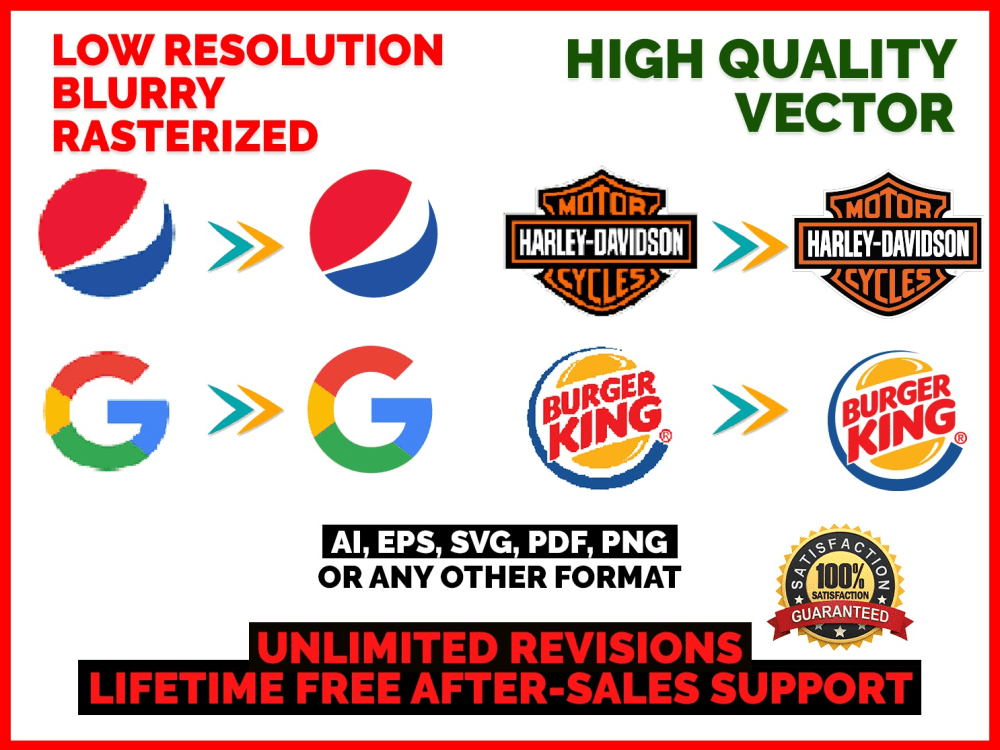 Perfect vector ai, eps, svg of your images or logos | Upwork