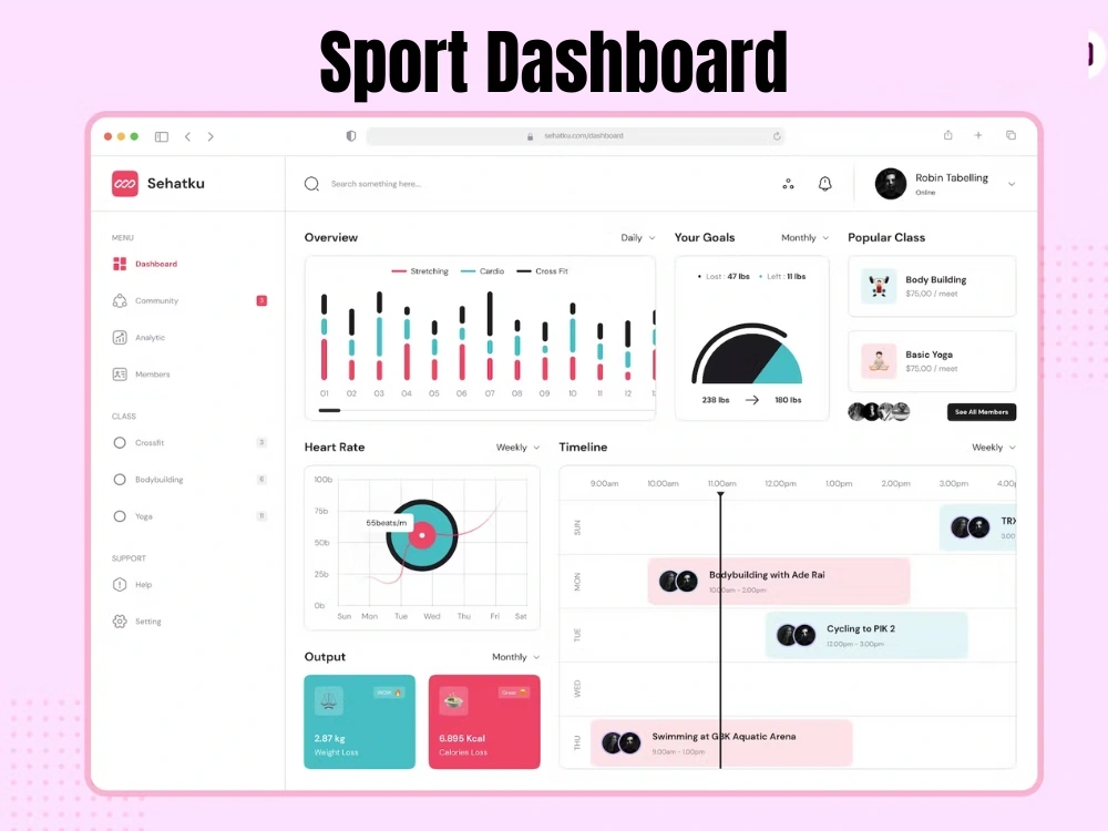 Clean and modern dashboard design | admin panel ui | dashboard designer ...
