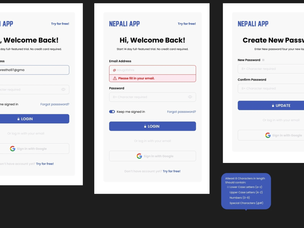 High end modern UI/UX Website or App design | Upwork