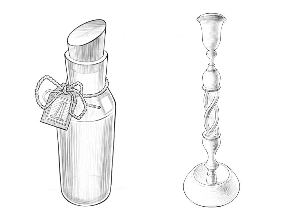 Detailed digital B&W line drawing. | Upwork