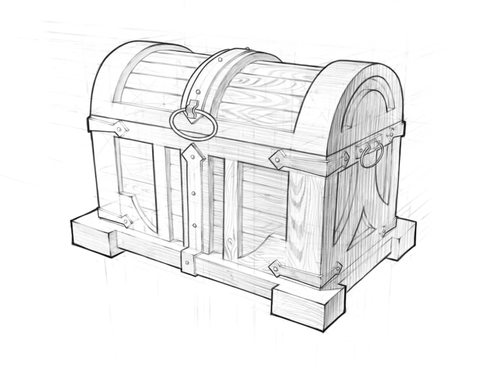 Detailed digital B&W line drawing. | Upwork