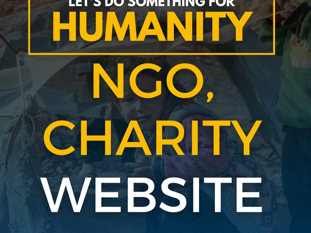 Charity, donation, nonprofit, fundraising ngo website | Upwork