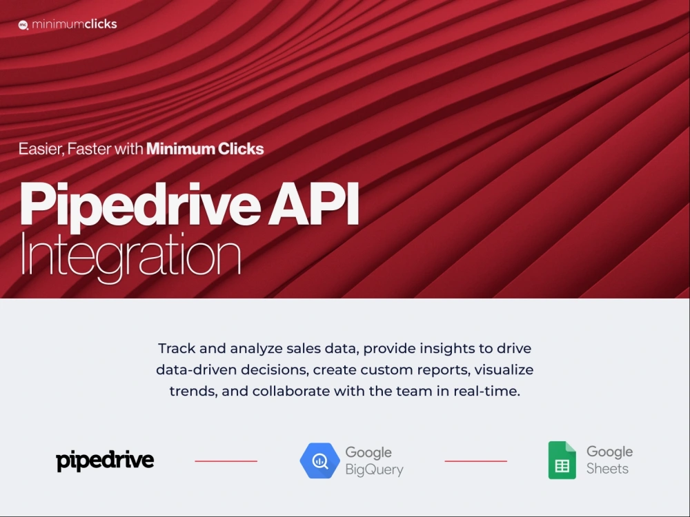 Pipedrive integration with Google Sheets | Upwork