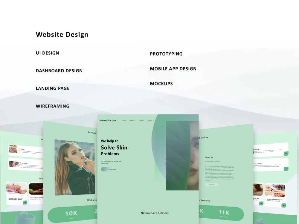 Modern business website in UI/UX Design | Upwork
