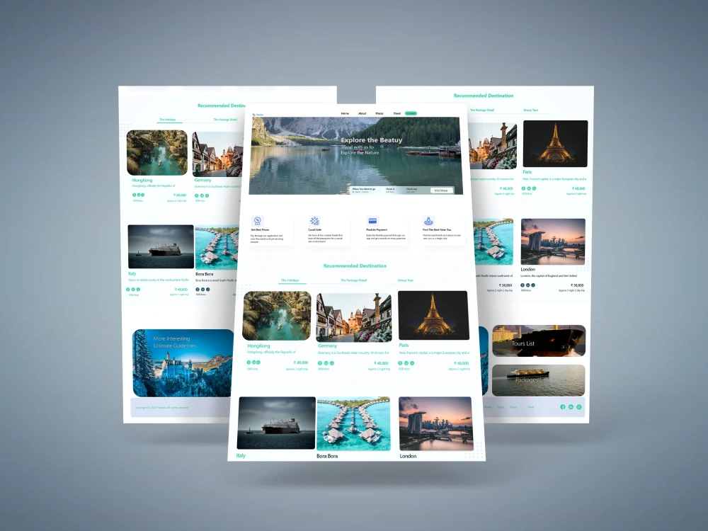 Modern business website in UI/UX Design | Upwork