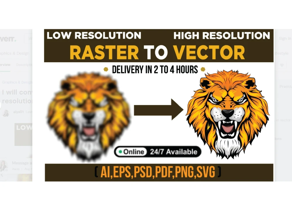 Vector tracing, convert any JPG, PNG into a high-resolution vector file ...