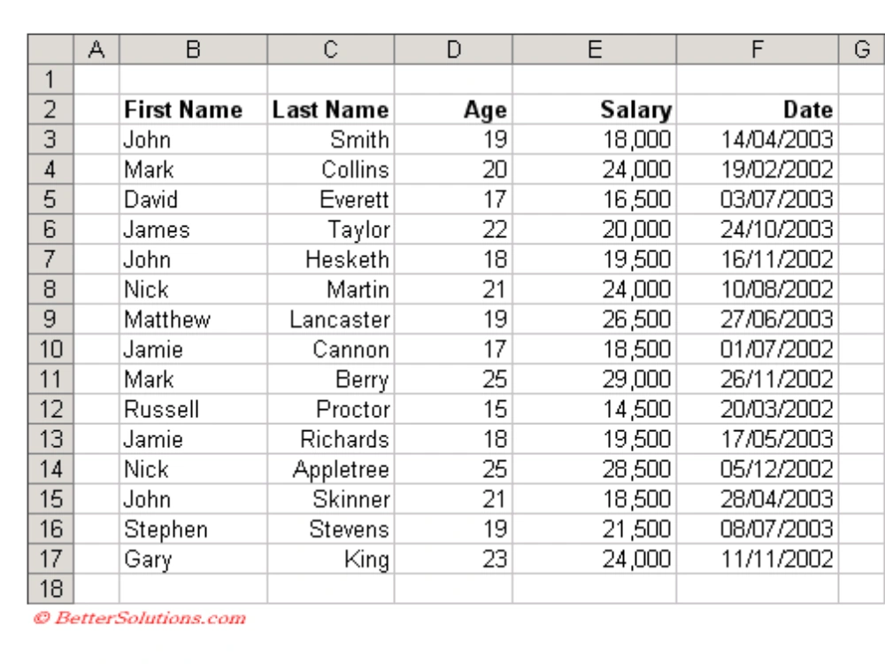 A perfect file in data entry. I am a professional data entry expert ...