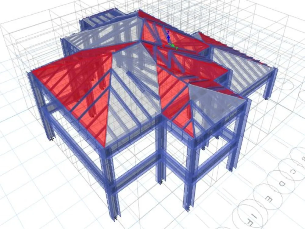 Steel Design, Reinforced concrete and wood structures, framing plan | Upwork