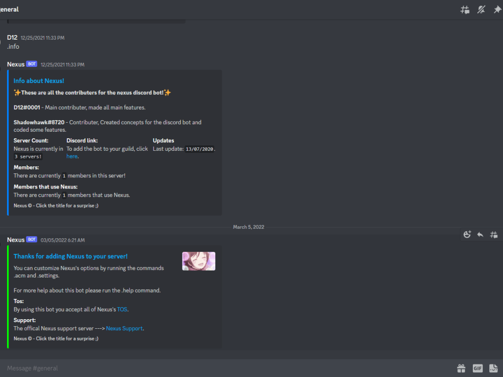 A custom Discord Bot | Upwork
