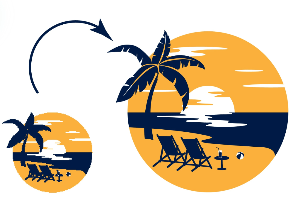 Vector Tracing Vector Illustration Vector Art Vector Design from Raster ...